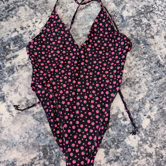 Kulani Kinis | Swim | Kulani Kinis Pink And Black One Piece Swimsuit ...